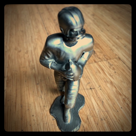 Other | Vintage Pewter Football Figurine | Poshmark